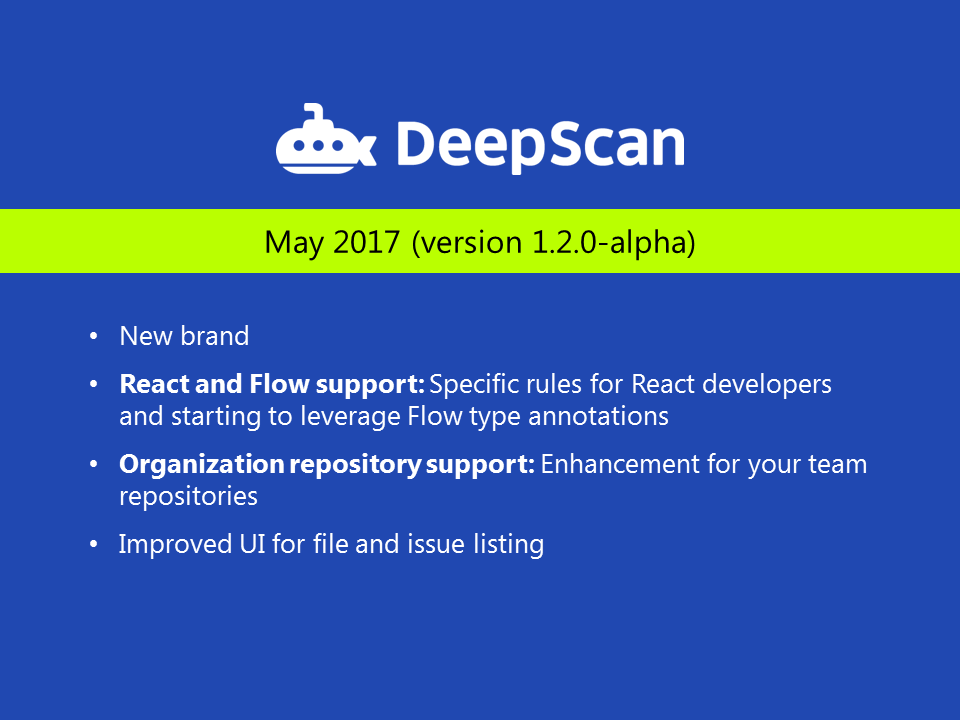 Updates | DeepScan