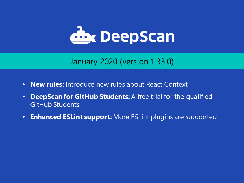 Updates | DeepScan